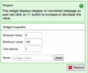 Help: Use the basic widgets - SpreadsheetConverter