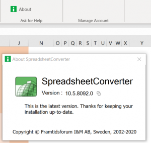 Help: Troubleshooting - SpreadsheetConverter